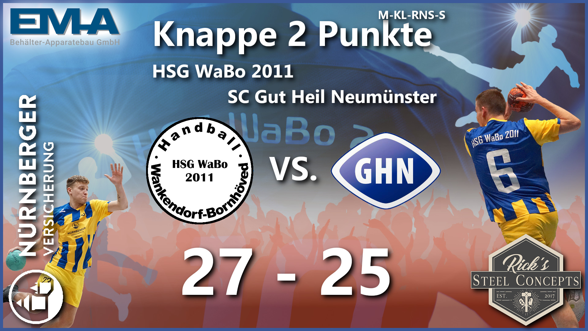 Knappe 2 Punkte! - HSG WaBo