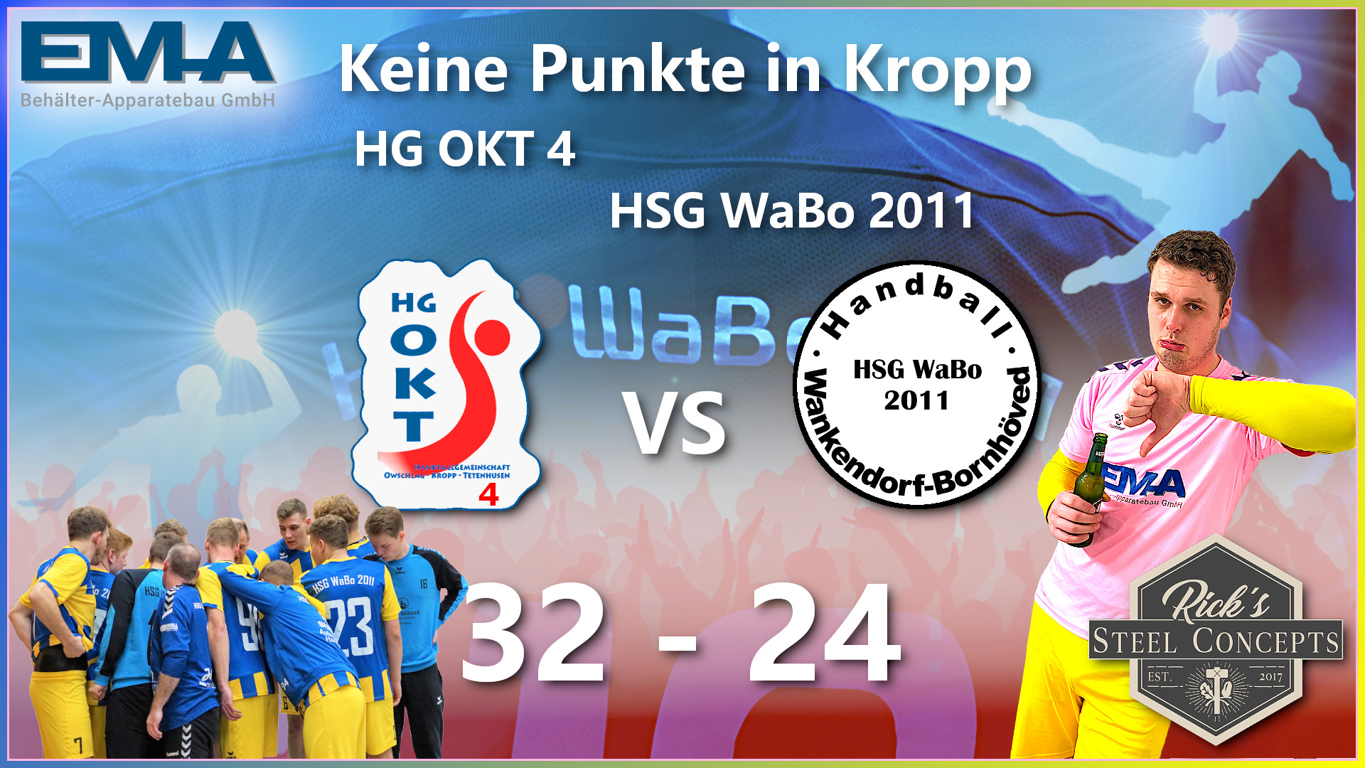 Keine Punkte in Kropp - HSG WaBo